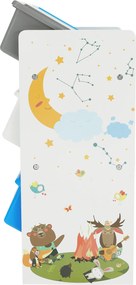 Organizér/regál na hračky, vícebarevná/vzor, DARLING TYP 3