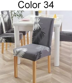 Různé elastické potahy na jídelní židle Varianta: Color 34