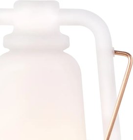 Stolní lampa bílá efekt plamene 22 cm - Storm Mini