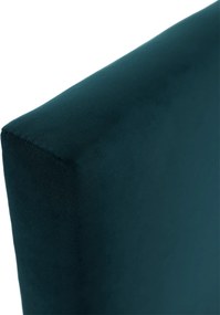 Boxspringová postel, jednolůžko, zelená, 90x200, pravá, SAFRA