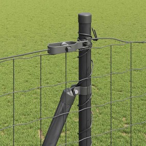Evropský plot s betonovou základnou 10 x 1,4 m Šedá Síťovina 3350971