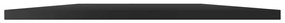 Přídavné police 8 ks černé vysoký lesk 60x50x1,5 cm dřevotříska - Default Title