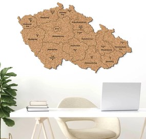 DUBLEZ | Korková mapa krajů Česka