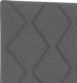 Čelo postele Tmavě šedá 180 cm textil 3337939
