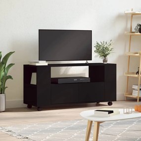 TV skříňka černá 102 x 34,5 x 43 cm kompozitní dřevo