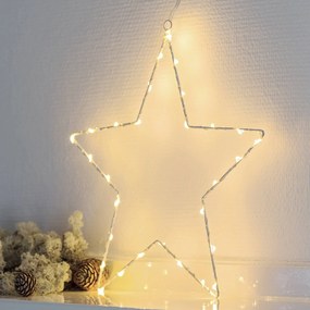 Vánoční dekorativní hvězda LED Liva Star bílá 30