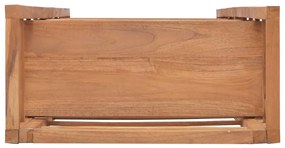 Policový regál Glean - masivní teakové dřevo | 60x30x180 cm