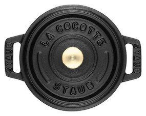 Staub Cocotte Mini hrnec kulatý 10 cm/0,25 l černý, 1101025