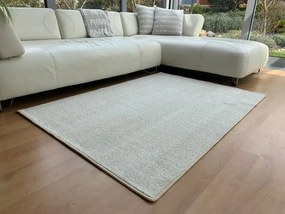 Kusový koberec Capri krémový LUX 1 m2 bez obšití