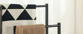 Stojan na ručníky Houseland Lora hnědý/černý