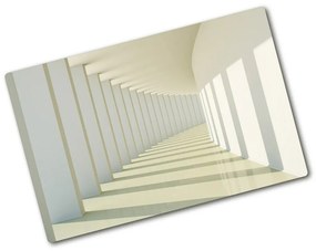 Wallmuralia Kuchyňská deska skleněná Chodba architektura 80x52 cm