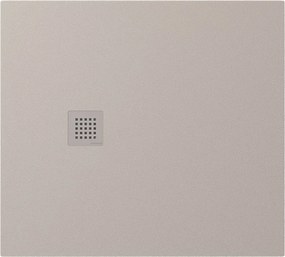 Polysan Polysan, TRENECA sprchová vanička z litého mramoru s možností úpravy rozměru 100x90cm, béžová matná, 84306.81