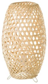 Bambusová stolní lampa v přírodní barvě s bambusovým stínidlem (výška 36 cm) Natural Way – Casa Selección