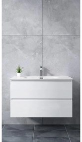 Catania White Koupelnová skříňka s umyvadlem 70cm