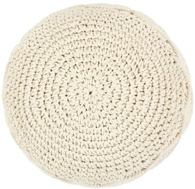 vidaXL Marketos Ručně vyrobený sedací puf macrame 45 x 30 cm bavlna