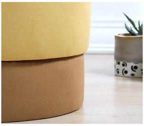 Žlutý taburet Ropp – Artie