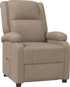 Polohovací křeslo cappuccino umělá kůže 340175