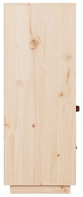 Skříň highboard 67 x 40 x 108,5 cm masivní borové dřevo