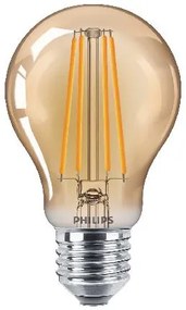 Philips Osvětlení - LED žárovka E27, 5,5 W, zlatá 929001941701