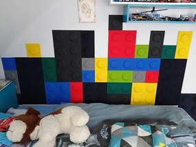 In-Design Akustický dětský 3D obkladový panel kostka 60x15 cm - různé barvy Obkladový panel: Barva: Růžová