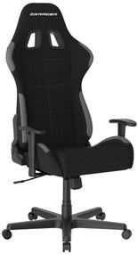 Herní židle DXRacer FORMULA - látka, černá / šedá