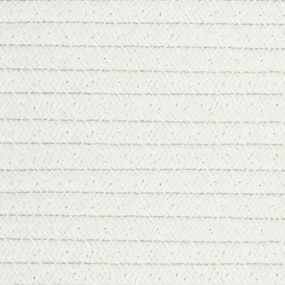 Úložné koše 2 ks béžové a bílé Ø 28 x 28 cm bavlna - Default Title