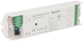 RF přijímač McLED řízení jasu CCT RGBW 4 kanály 4x5A 12-36V ML-910.041.22.0