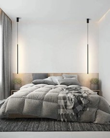 Toolight Toolight, LED stropní svítidlo 100cm, 18W, APP1449-C, černá matná, OSW-04186
