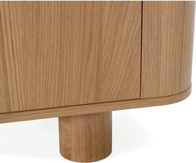 Komoda v dekoru dubu v přírodní barvě 180x75x40 cm Padoc – MOME