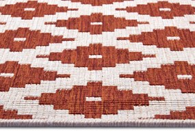 NORTHRUGS - Hanse Home koberce Kusový koberec Twin-Wendeteppiche 105464 Cayenne – na ven i na doma - 80x150 cm