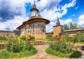 ENJOY Puzzle Klášter Sucevita, Sučeava, Rumunsko / 1000 dílků / od 14