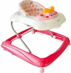 ECOTOYS Chodítko interaktivní růžové / od 6 měsíců