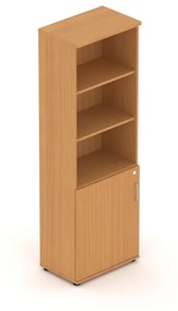 NABYTEK-DESIGNOVY.CZ - S562 11 - Kancelářská skříň Komfort, 60x38,5x183,5 cm, dveře 2/5 , buk