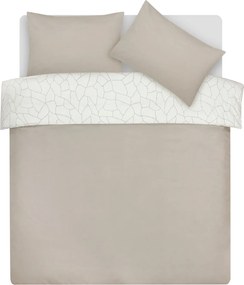 Dormeo Geo Sada Povlečení Béžová 200x200 cm