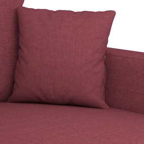 2dílná sedací souprava s poduškami vínová textil 3201670