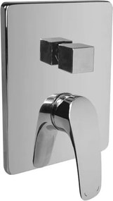 Mereo Mereo, Sprchová podomítková baterie s trojcestným přepínačem, Eve, Mbox, CBV60157C
