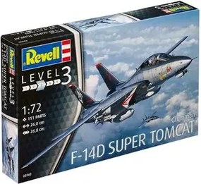 Revell F-14D Super Tomcat / Plastikový model / 1:72 / Počet dílků 111