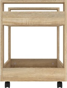 vidaXL Kancelářský kontejner 60 x 45 x 60 cm kompozitní dřevo [816601] Barva: Bílá