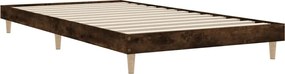 vidaXL Rám postele 90 x 200 cm kompozitní dřevo [832066] Barva: kouřový dub