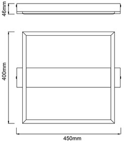 Brilliant-LED Stmívatelné stropní svítidlo LONEOS LED/24W/230V-