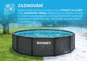 Marimex | Bazén Marimex Florida 3,66x0,99 m se zabudovaným skimmerem - motiv RATAN | 10340317