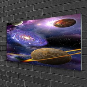 Obraz na skle Vesmír 125x50 cm