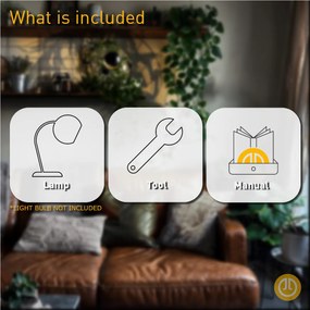 Průmyslová stolní lampa černá nastavitelná - Hanze