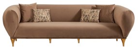Hanah Home Třímístná pohovka MEBLON hnědá 867UNQ1550