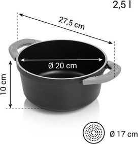 TESCOMA Kastrol SmartCLICK ø 20 cm, 2,5 l