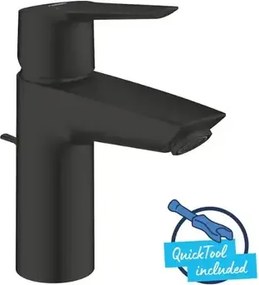 Grohe QuickFix Start - Umyvadlová baterie s výpustí matná černá