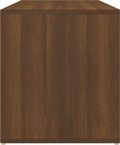 vidaXL Lavice do předsíně 80 x 40 x 45 cm dřevotříska [816049] Barva: kouřový dub