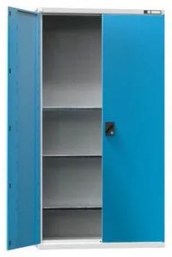 Polak  Nářaďová skříň SK2-001, 1044 x 405 x 1950 mm, šedá-modrá