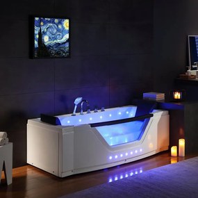 Terra Hydromasážní vířivá vana Uran 931 170x76 s ohřevem vody