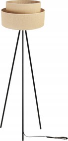 Stojací Podlahová Lampa Trojnožka Kovová Stínidlo 45 CM